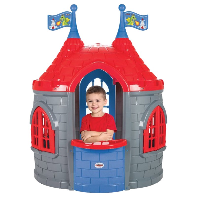 Buy Palsplay Prince & Princess Castle Playhouse - Grey online for Kids