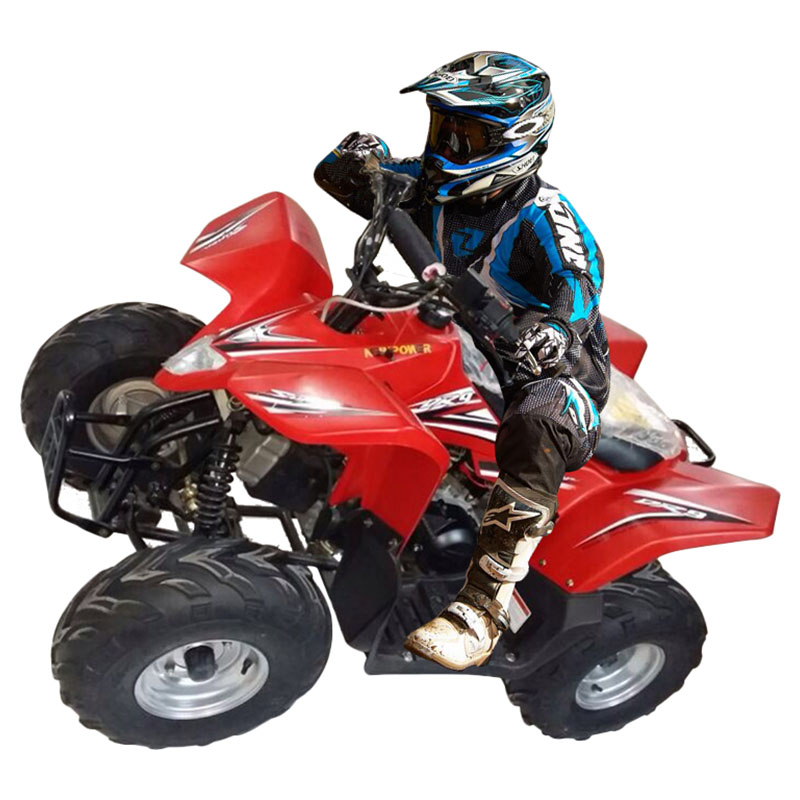 Buy Beast Power 180CC Atv Quad Bike W/ Reverse Red online for Kids